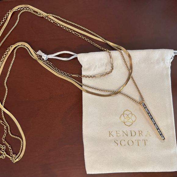 Kendra Scott | Jewelry | Kendra Scott Statement Multi Layered Gold ...
